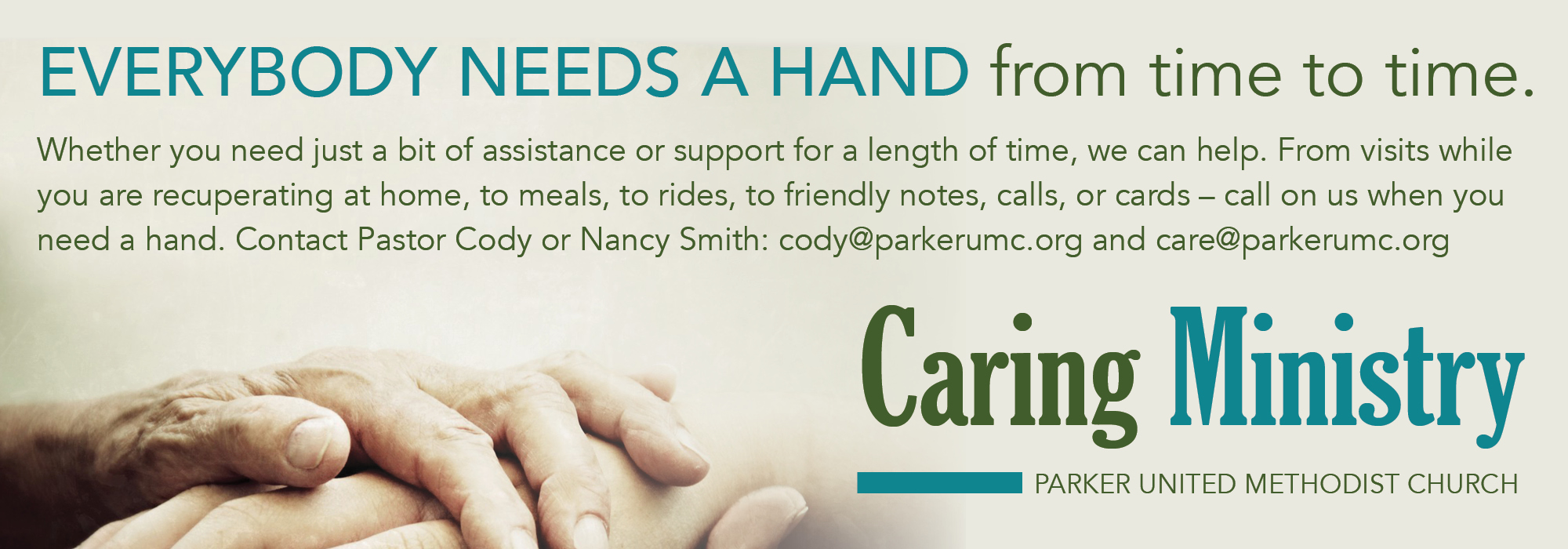CaringMinistry-Advertisements3 - Parker United Methodist Church
